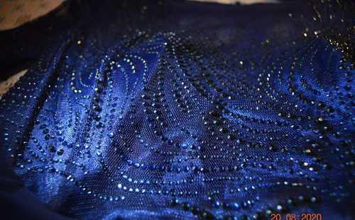 Платье вечернее обалденное корсет цвет ночи 54-56