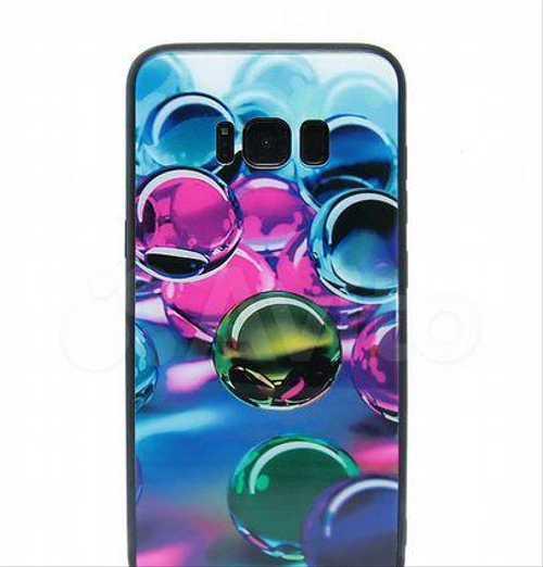 Чехол-накладка для Samsung G955 S8Plus lovely glass TPU шары коробка