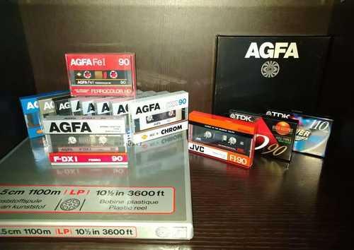 Коллекция кассеты и катушки Agfa