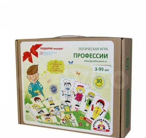 Логическая игра Краснокамская игрушка Профессии (ли-07)