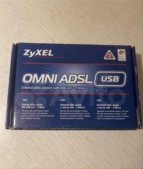 Adsl модем Zyxel Omni USB