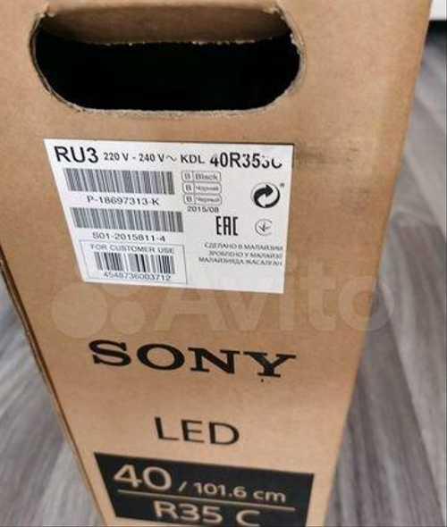 Sony 40r353c с битым экраном