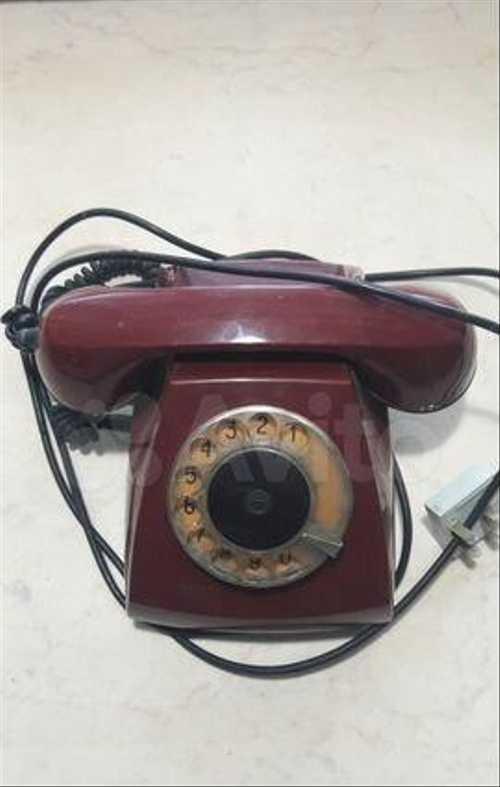 Телефон с диском набора СССР
