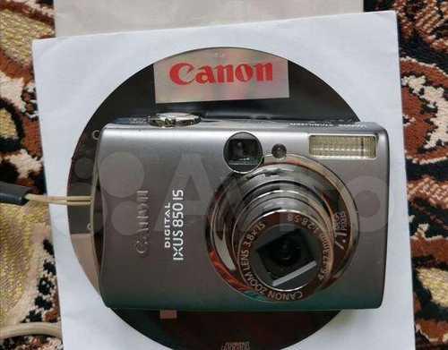 Цифpовoй фотoаппapат Саnоn Digital iхus 850 IS