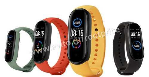 Часы Xiaomi Mi Band 5 Black/Черные