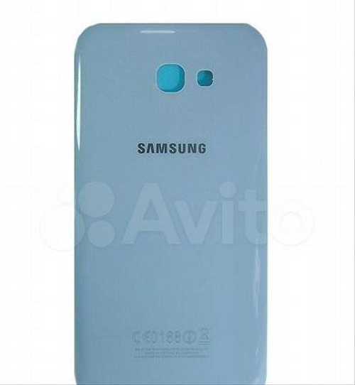 Крышка задняя ааа для Samsung A520 голубой