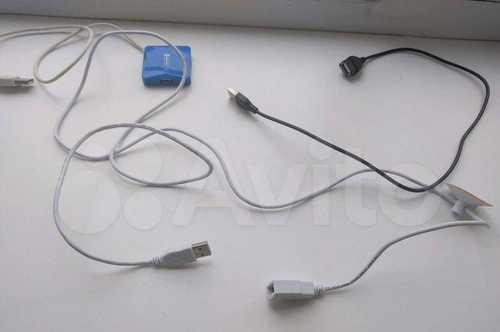 USB хаб и удлинители