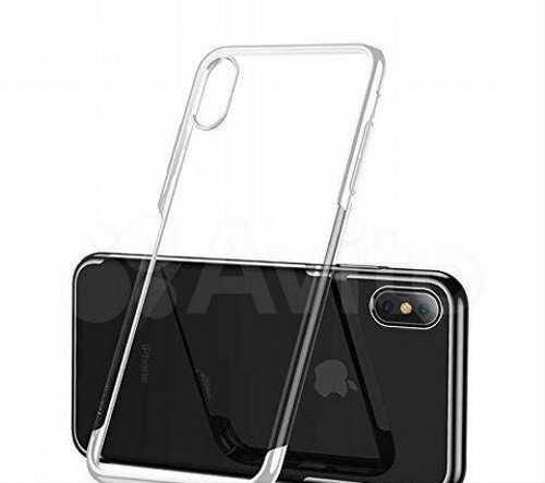 Чехол Baseus Glitter Case (wiapiph65-DW02) для iPhone Xs Max (White)