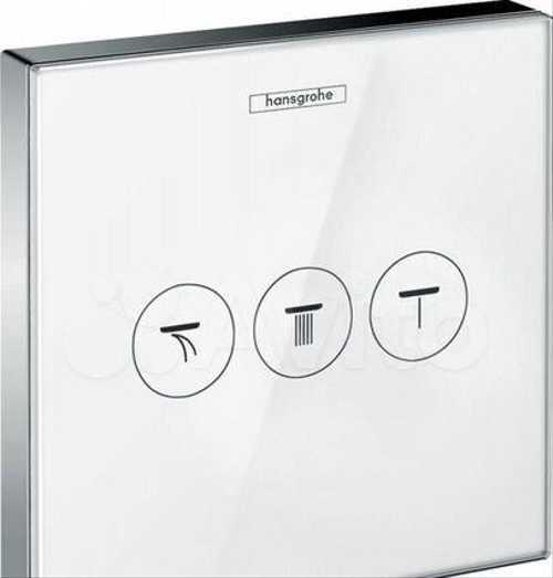 Переключатель потоков Hansgrohe ShowerSelect 15736400 на три потребителя, белый