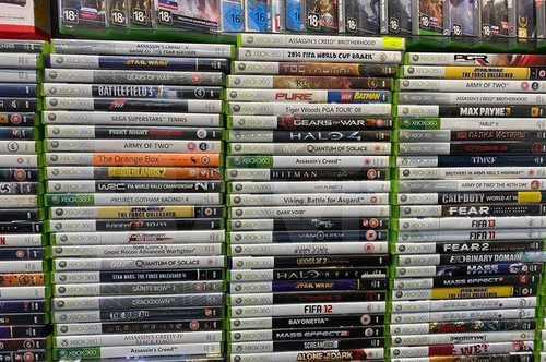 Xbox 360 Б/У игры магазин пор 32В часть 1