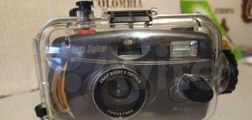 Плëночный фотоаппарат в водонепроницаемом чехле