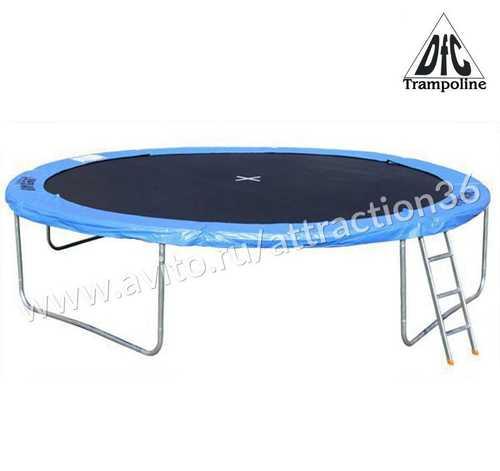 Спортивный батут 8ft 244см без сетки Trampoline