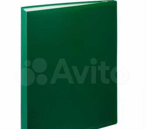 Папка файловая на 100 файлов "Attache", А4, зеленая
