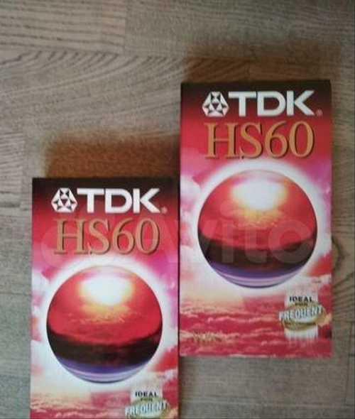 Видеокассеты TDK HS60 новые