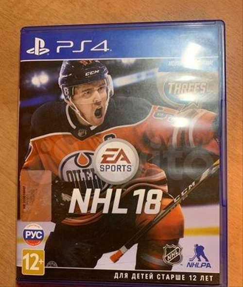 Игра для приставки ps4 NHL18