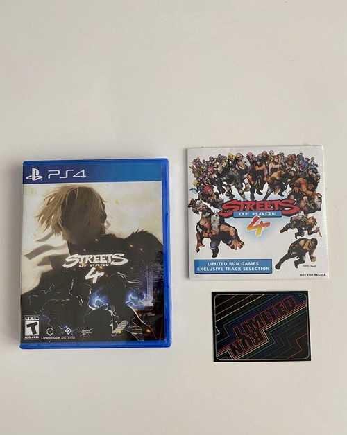 Streets of rage 4 (PS4) Limited Run