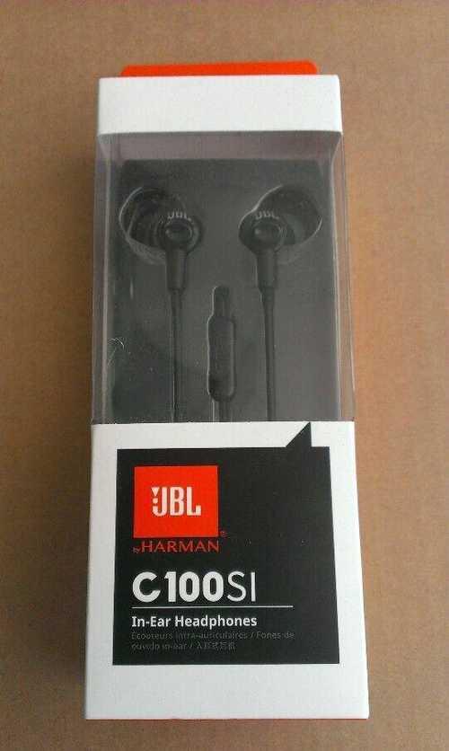 Новые наушники JBL C100SI