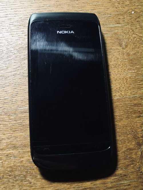 Телефон "Nokia Asha 308" чёрный