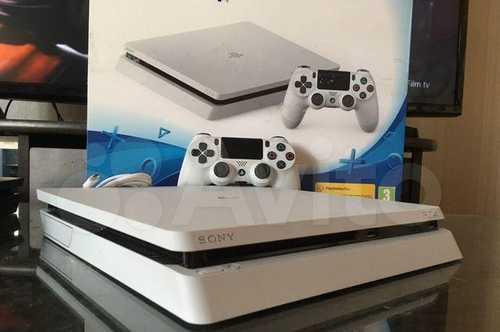 Новая белоснежная Sony PS4 slim