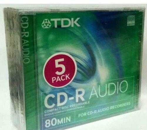 CD-R audio диски TDK-80min