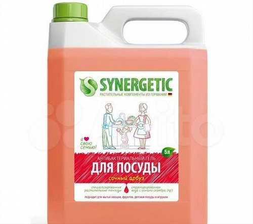 Synergetic Антибактериальный гель для мытья посуды Сочный арбуз, 5 л