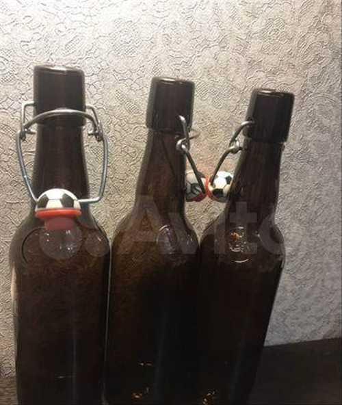 Бутылка с бугельной пробкой