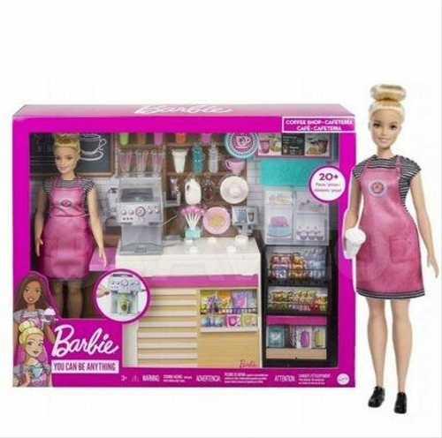 New 2020 Набор Барби Кофейня +кукла Barbie