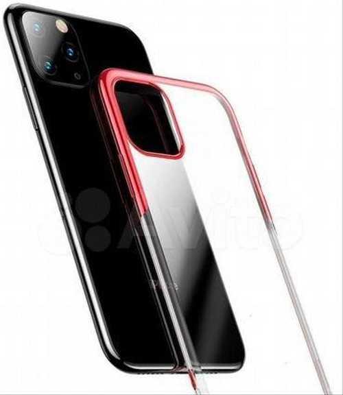 Чехол-накладка Baseus Glitter Case (wiapiph65S-DW09) для iPhone 11 Pro Max (Red)