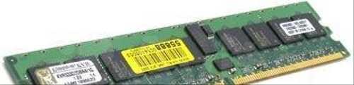 Серверная память Kingston DDR2 dimm 1Gb ECC Regist