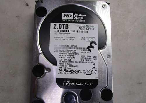 Жесткий диск 2Tb WD WD2002faex