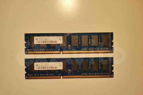 Оперативная память подержанная Qimonda DDR3 1GB