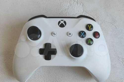 Джойстик Xbox One белый геймпад с блютузом