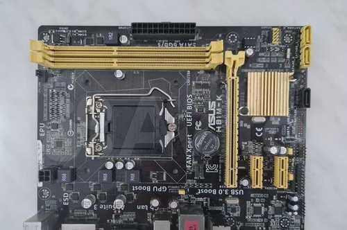 1150 Asus H81M-K mATX проверка