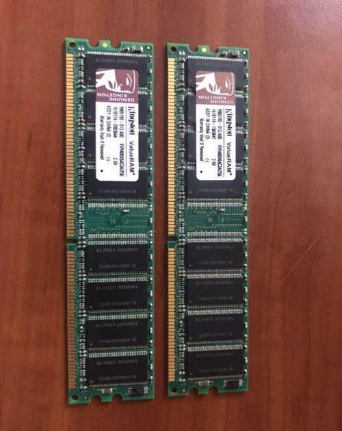 Оперативная память Kingston ddr 256 мб