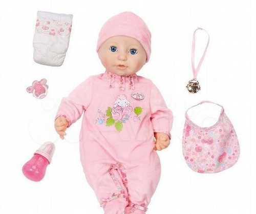 Кукла-пупс Baby Annabell Zapf Creation многофункциональная, с мимикой, 43 см (10 версия) (794-821)