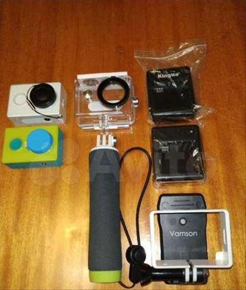 Экшен камера Xiaomi Yi и аксессуары к камере