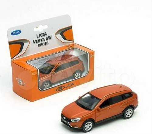 Машинка Welly LADA vesta SW cross металлическая 1:34-39 43763