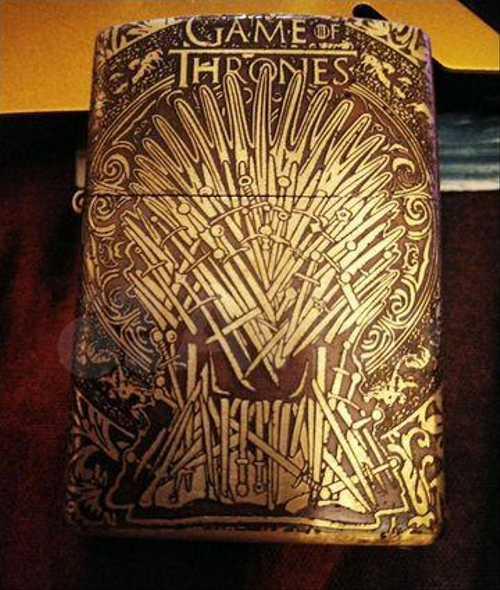 Зажигалка Zippo game of thrones игра престолов