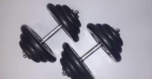 Гантели обрез. разборные 2x37 кг MB Barbell