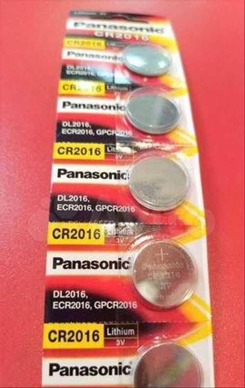 Батарейка Panasonic cr2016 lithium 3v