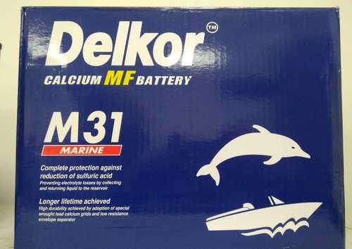 100 Ач аккумулятор Delkor Marine M31 для лодки