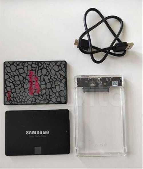 Жесткий диск SSD Samsung 500гб Apacer 240gb корпус