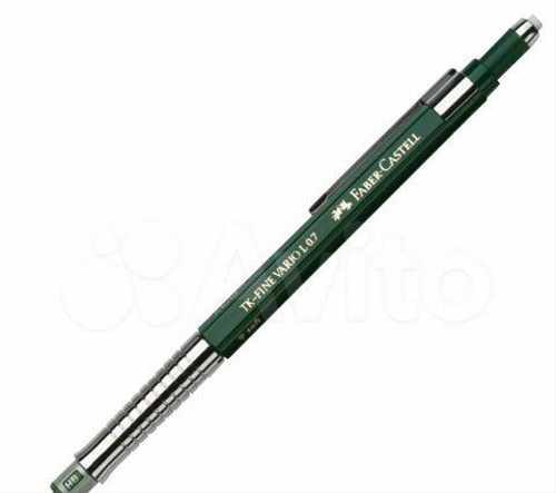 Карандаш механический Faber-Castell "TK-Fine Vario L", корпус темно-зеленый, ластик, 0,7 мм (135700)
