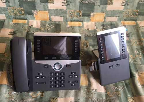 Cisco IP Phone CP8851+ панель расширения+ блок пит