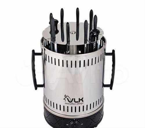 Электрическая шашлычница VLK Palerrmo 6800, 1200 Вт, 8 шампуров, таймер до 30 мин
