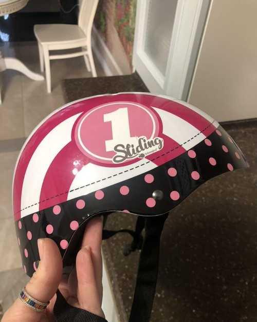 Шлем + защита (ролики, самокат) для девочки
