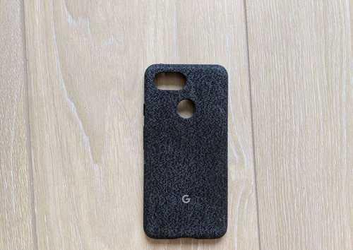 Чехол Google Pixel 3 Fabric Case синий