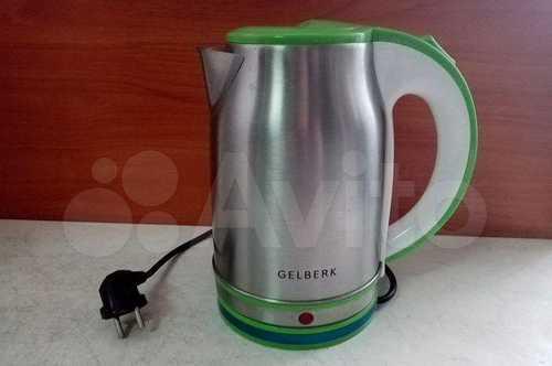 Чайник электрический Gelberk GL-326 зеленый (OEM)