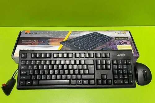 Беспроводная клавиатура и мышка a4tech 7100n