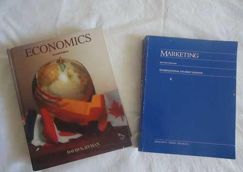 Книги на англ. языке "Economics" и "Marketing"